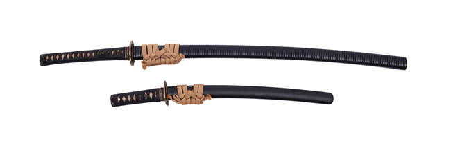 .A PAIR OF SAMURAI SWORDS, DAISHO Japan - auctions & price archive