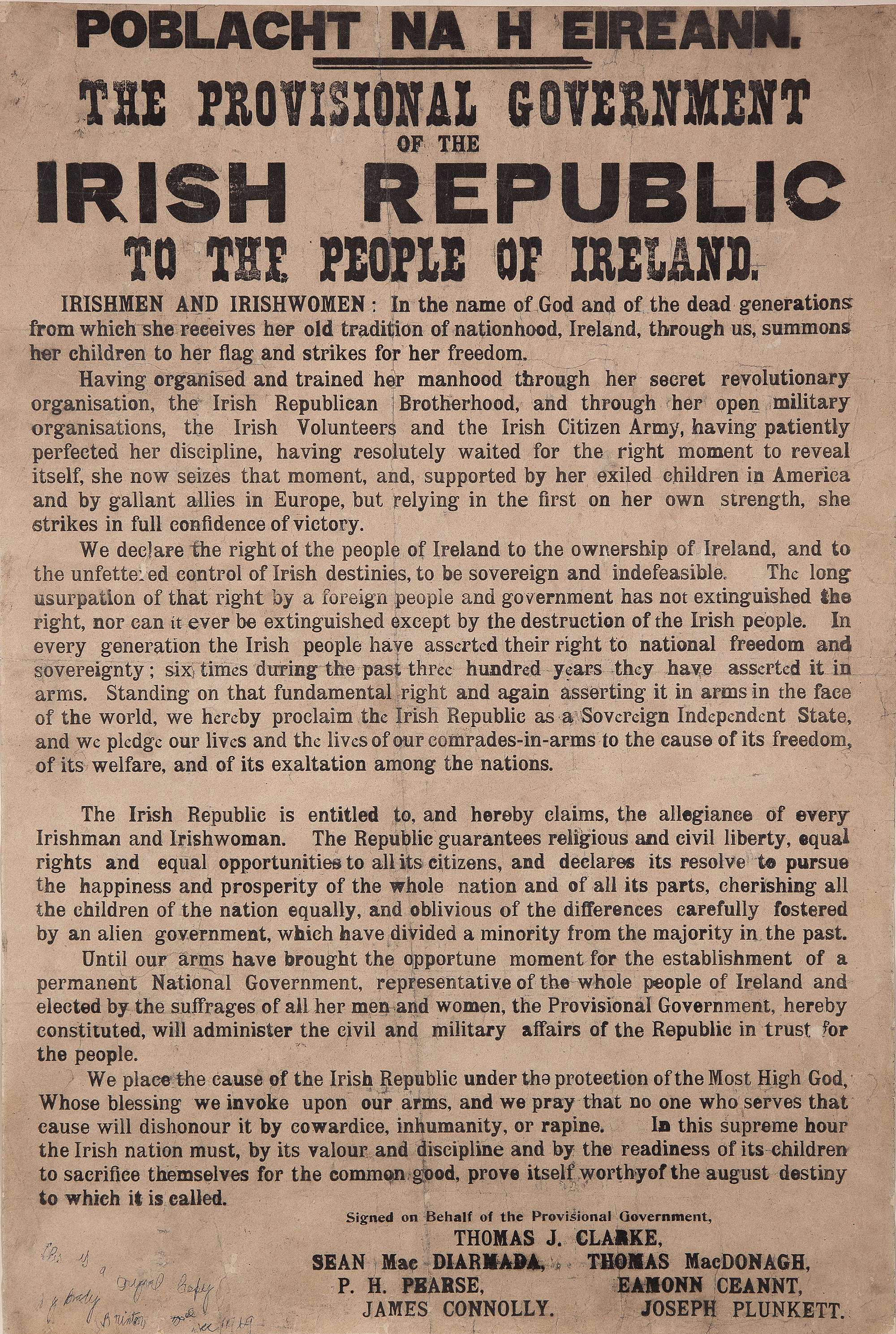 07-12-2016 | IMPORTANT IRISH ART & IRISH HISTORICAL DOCUMENTS