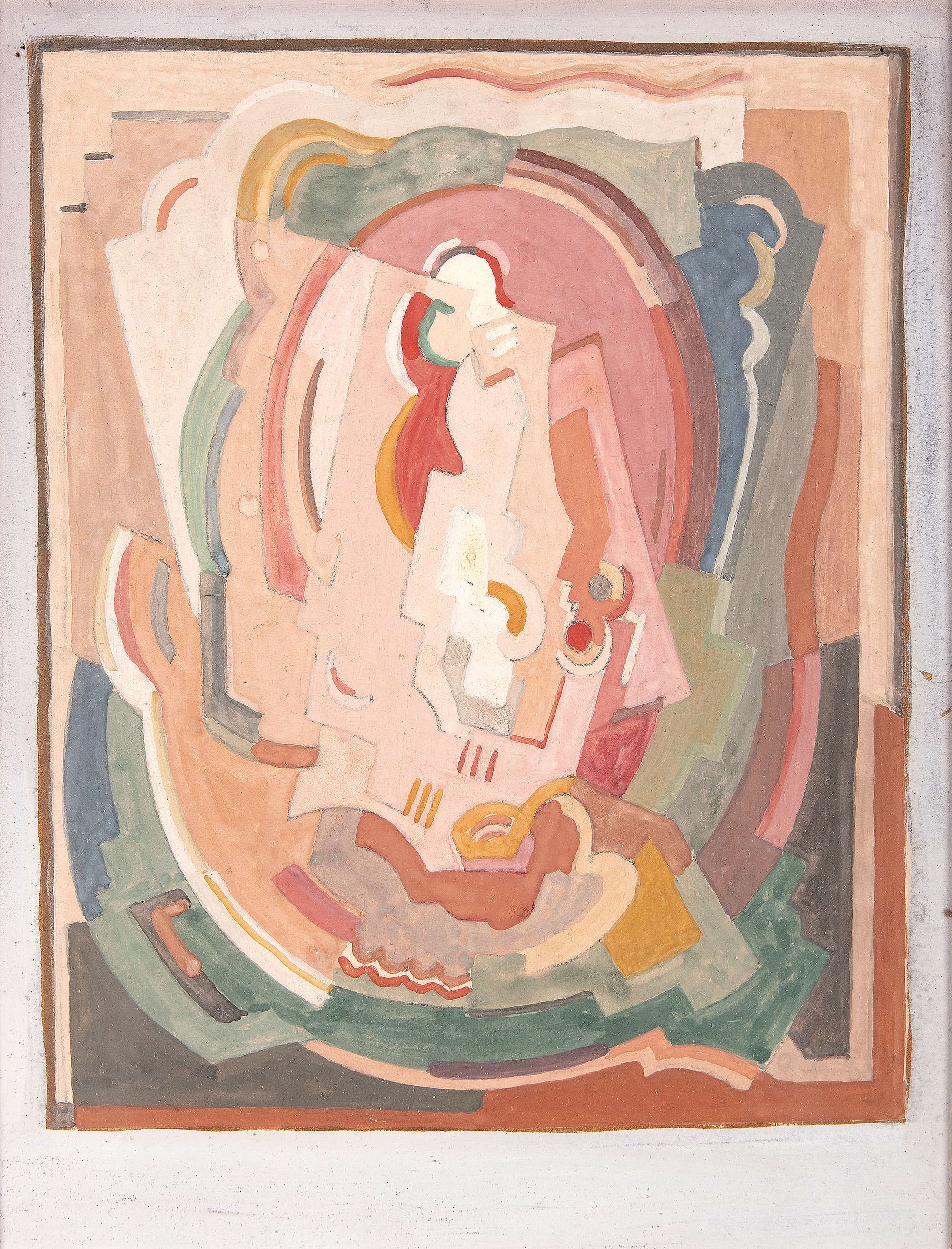 LOT:51 | Mainie Jellett (1897-1944) Abstract Composition Gouache